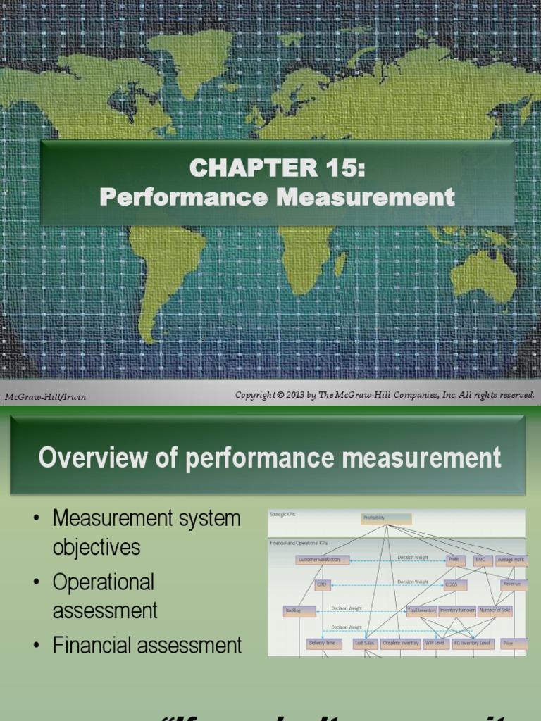Chapter 15 - Performance Measurement | PDF | Profit (Accounting ...