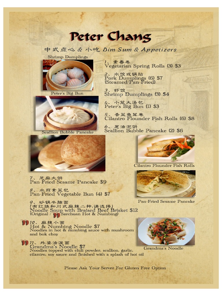 Chang Menu With Home Cooking | PDF | Tofu | Chinese Cuisine