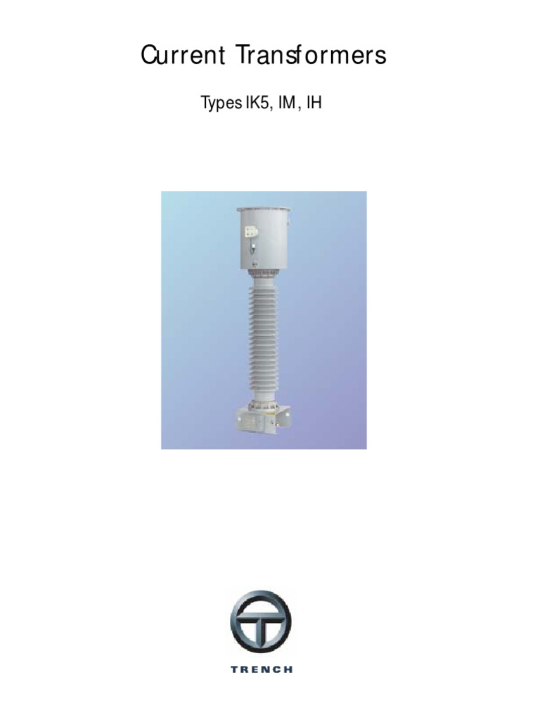 Types IK5, IM, IH | PDF | Transformer | Electrical Equipment