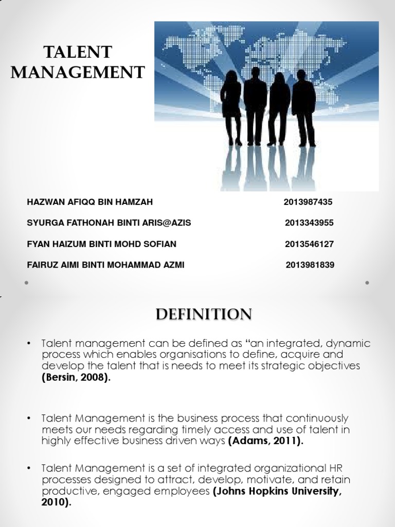 Talent Management Presentation | PDF | Talent Management | Business Process