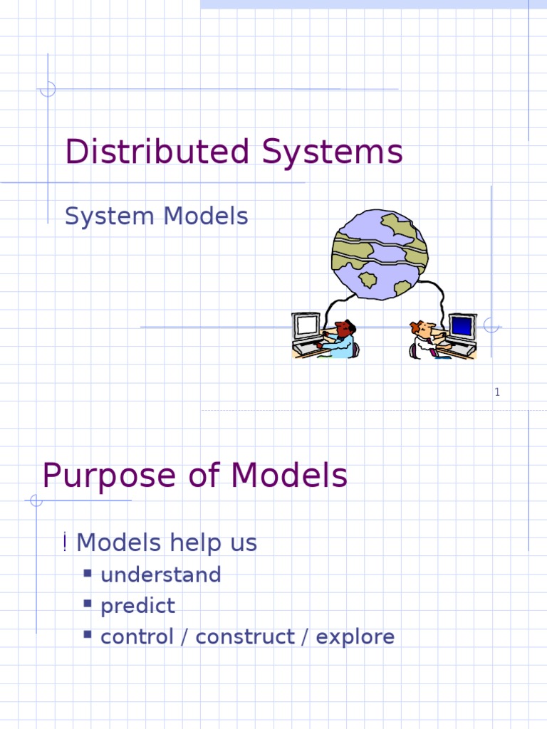 Distributed Systems - System Models | PDF | Message Passing | Server (Computing)