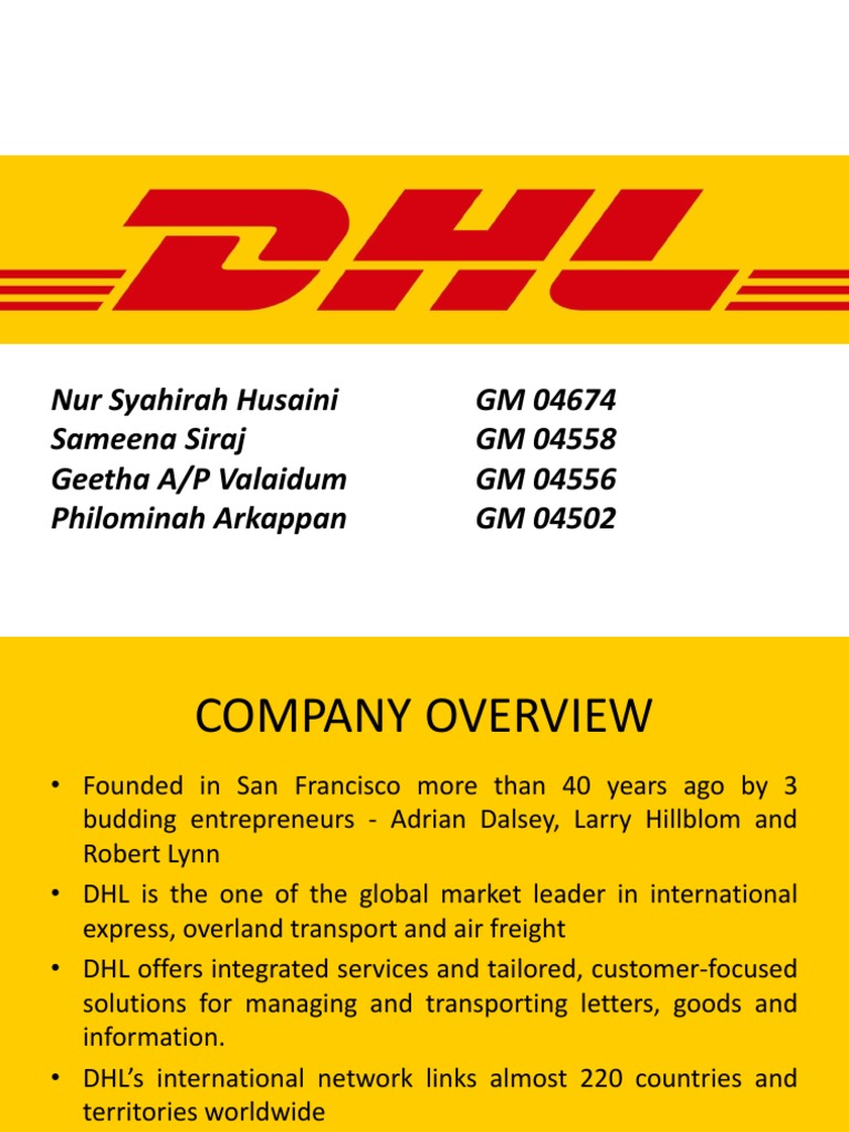 DHL Strategy Model | PDF | United Parcel Service | Strategic Management
