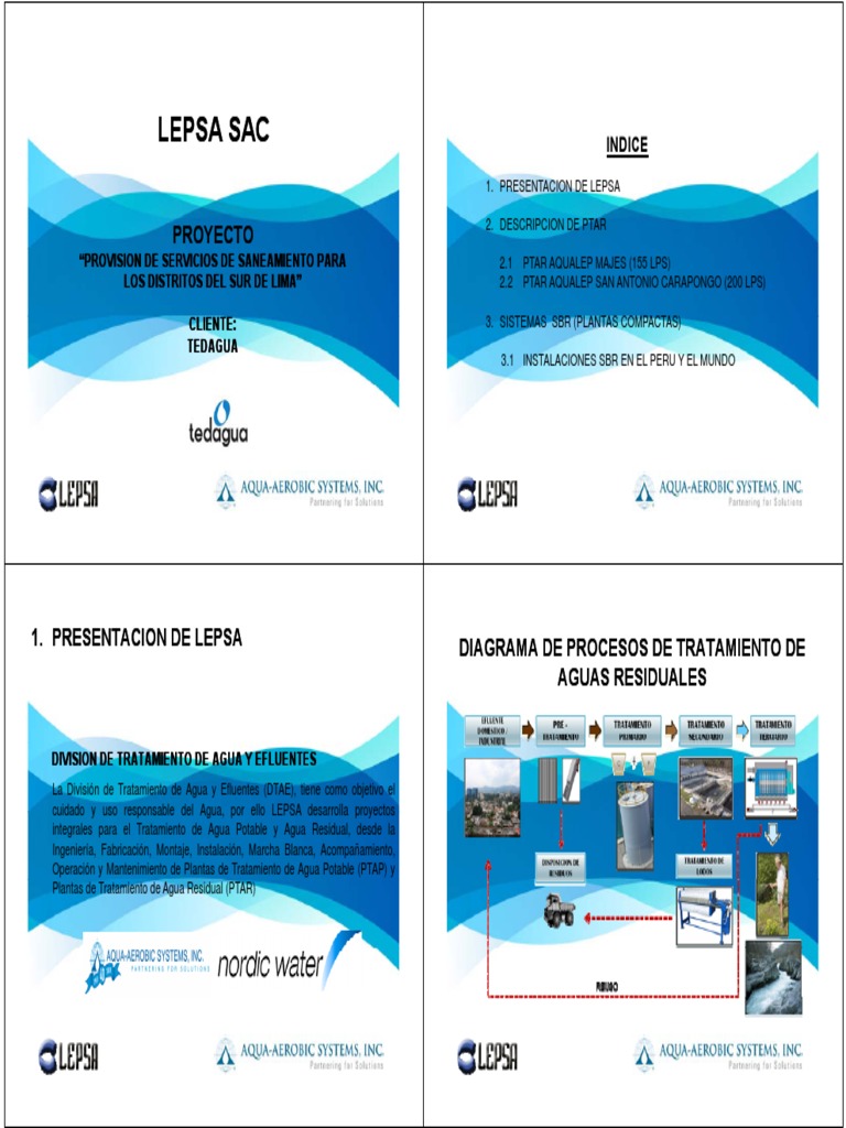 Presentacion Lepsa - Provisur Tedagua - Ptar | PDF | Gasolinera | La contaminación del agua