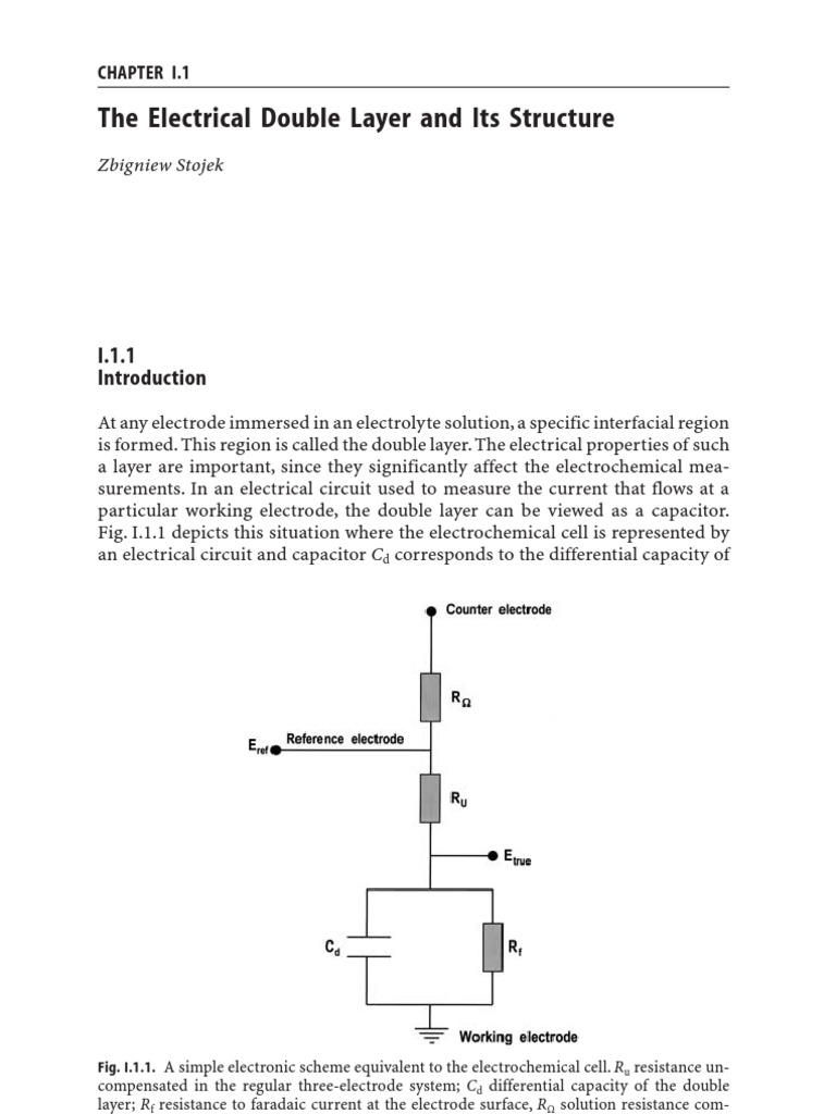 The Electrical Double Layer and Its Structure | PDF | Adsorption ...