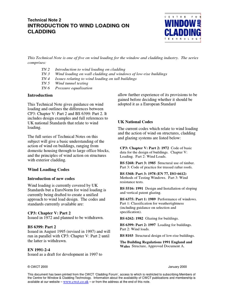 Wind Load Standards | Engineering | Science | Free 30-day Trial | Scribd