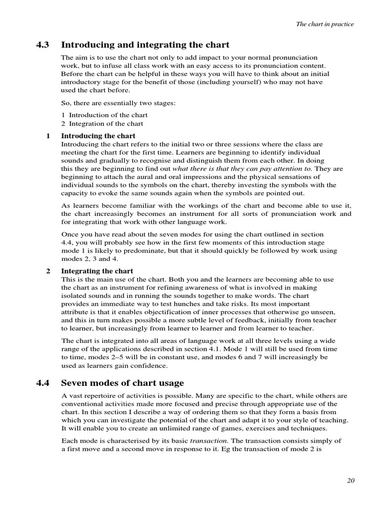 Integrating pronunciation chart into language lessons | PDF ...