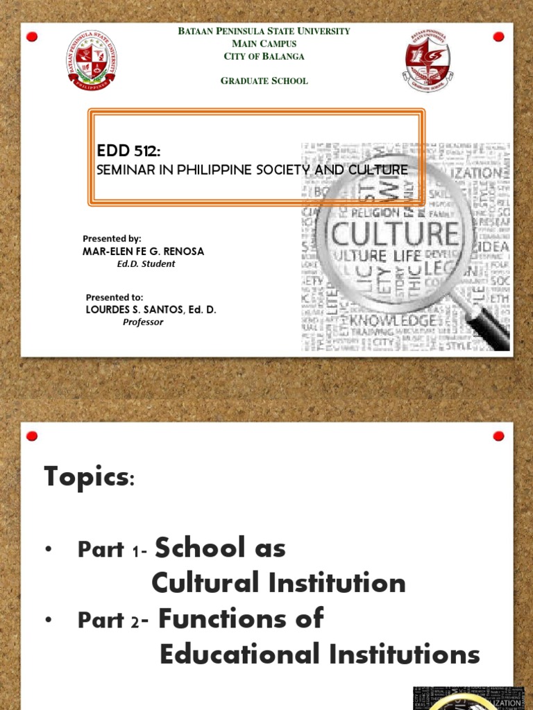 Philippine Society and Culture | PDF | Socialization | Society