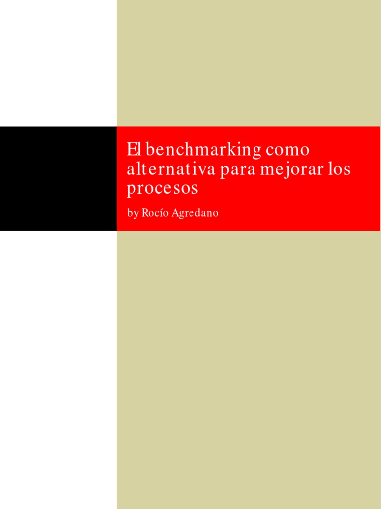 Benchmarking para Mejorar Procesos Empresariales | PDF | Benchmarking ...