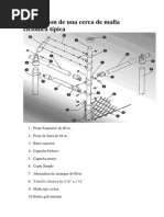 Manual de Instalacion de Malla Ciclonica | PDF | Tornillo | Hormigón