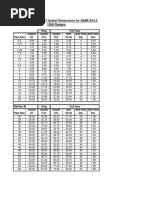 Pipe OD Chart | PDF | Home & Garden | Technology & Engineering