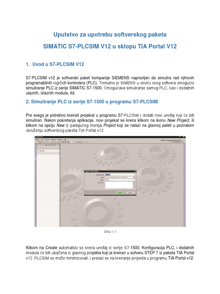 PLC SIM Uputstvo | PDF