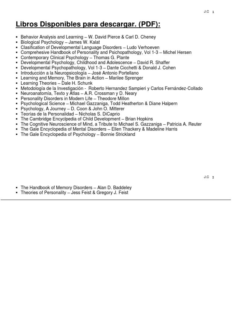 Libros Disponibles para Descargar PDF | PDF | Science & Mathematics