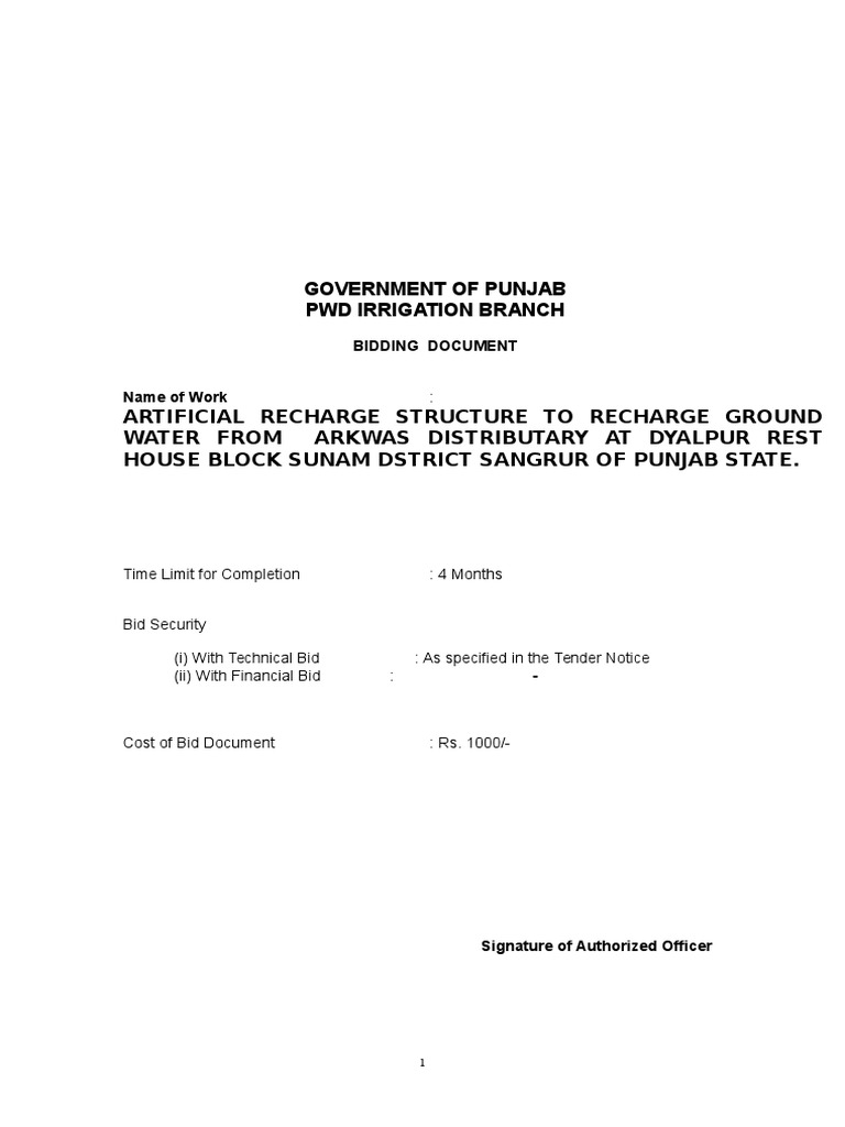 Sample DNIT | PDF | Addendum | Business