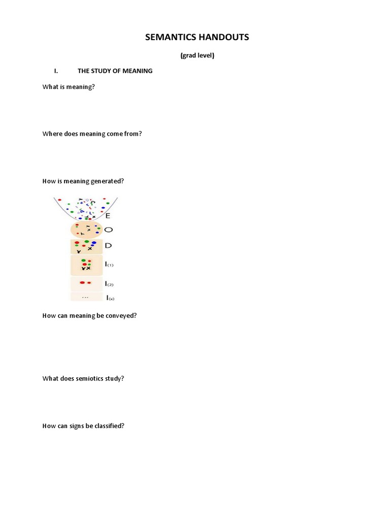 Handouts For Semantics Grad | PDF | Semantics | Modal Logic