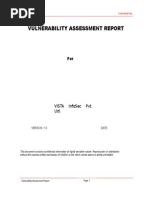 VAPT Report Template Overview | PDF