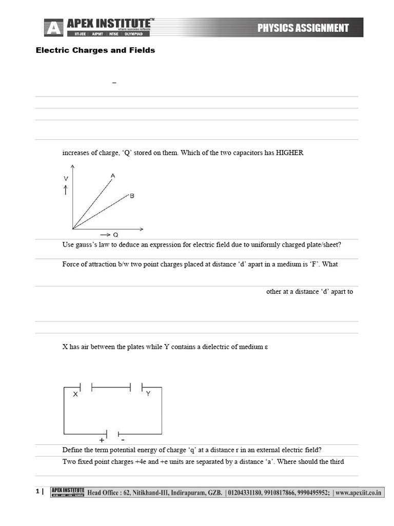 Class XII Physics Assignment | PDF | Diffraction | Electromagnetic Radiation