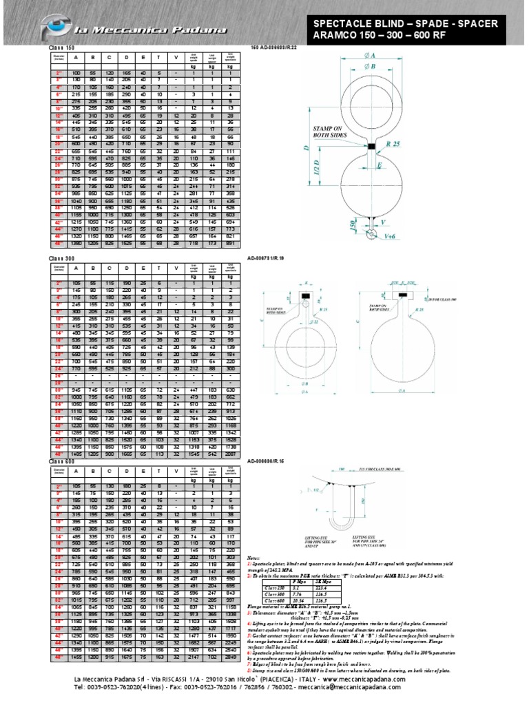Big Bore Spade & Blind | PDF | Applied And Interdisciplinary Physics ...