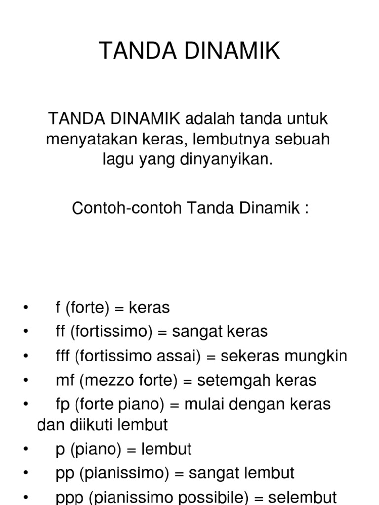 Tanda Dinamik | PDF