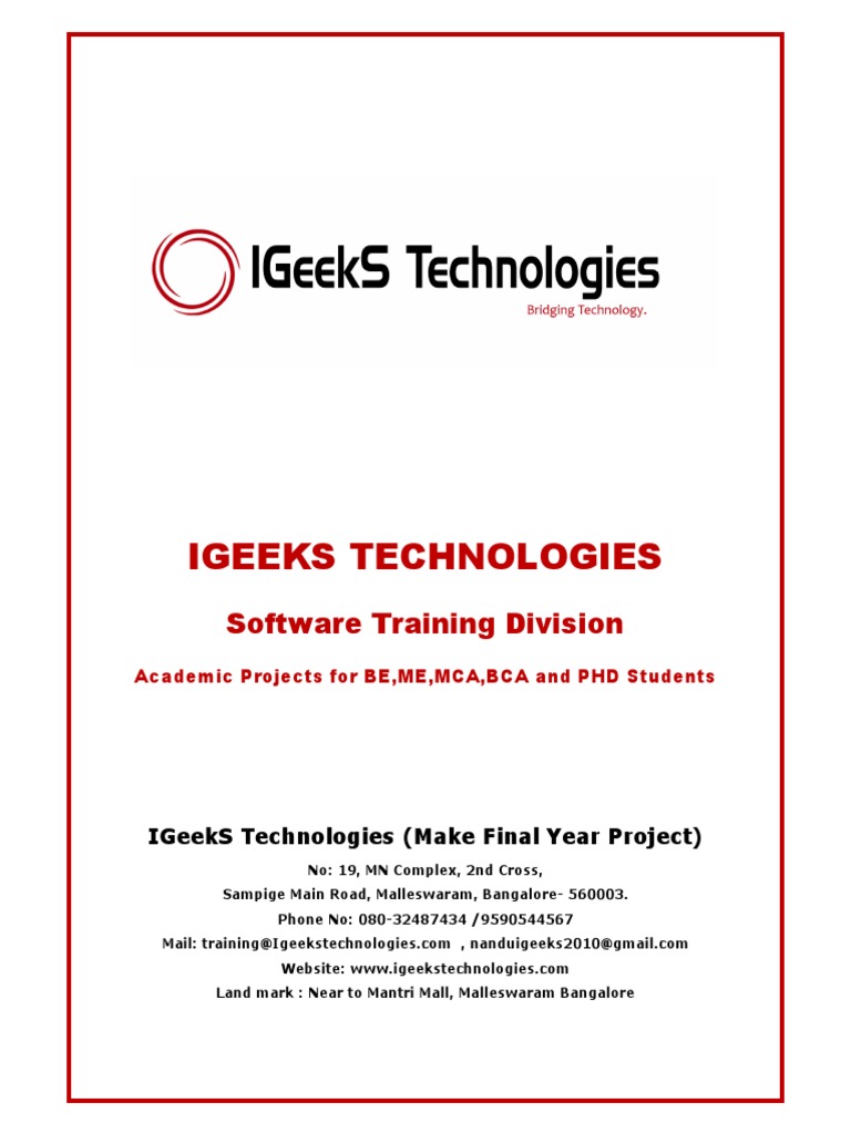 M.tech IEEE 2014-15 Computer Science&Networking Titles | PDF | Routing ...