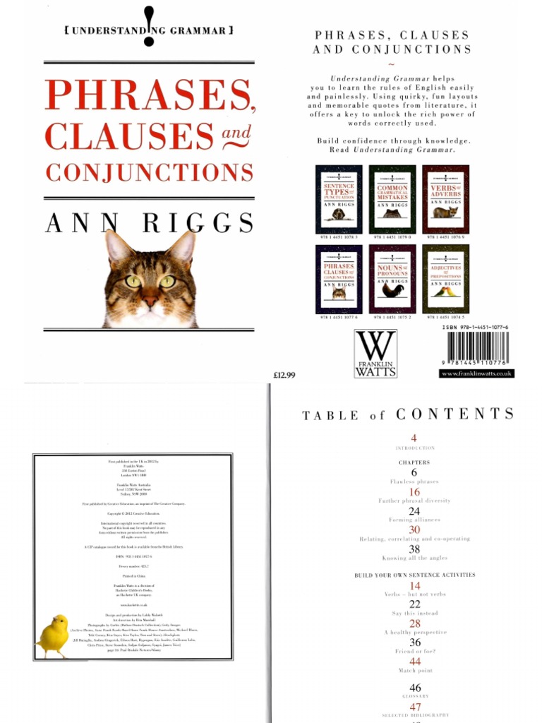 (Understanding Grammar) - Phrases, Clauses and Conjunctions | PDF