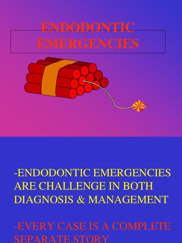 Endodontic Emergency | PDF | Pain | Dentistry