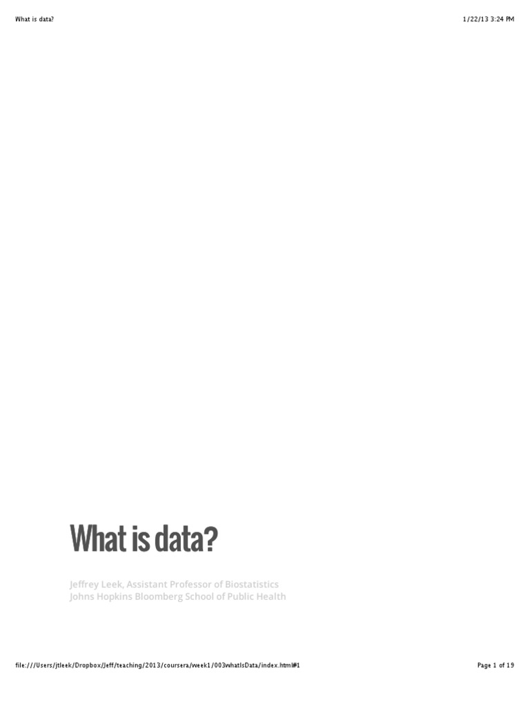 An Introduction to Data: Defining Data, Exploring the Difference ...