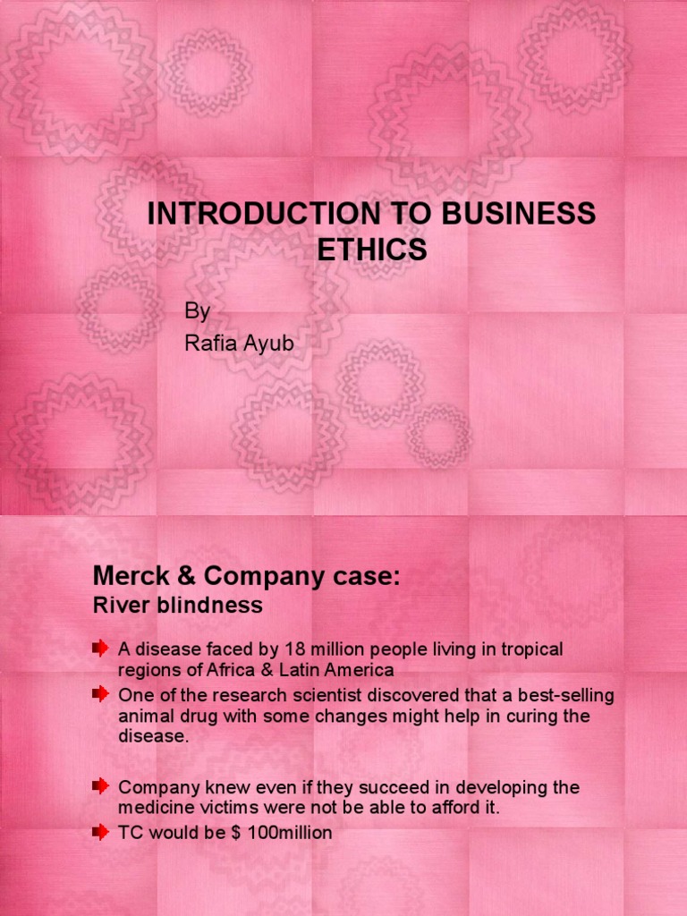 Introduction To Business Ethics | PDF | Value (Ethics) | Business Ethics