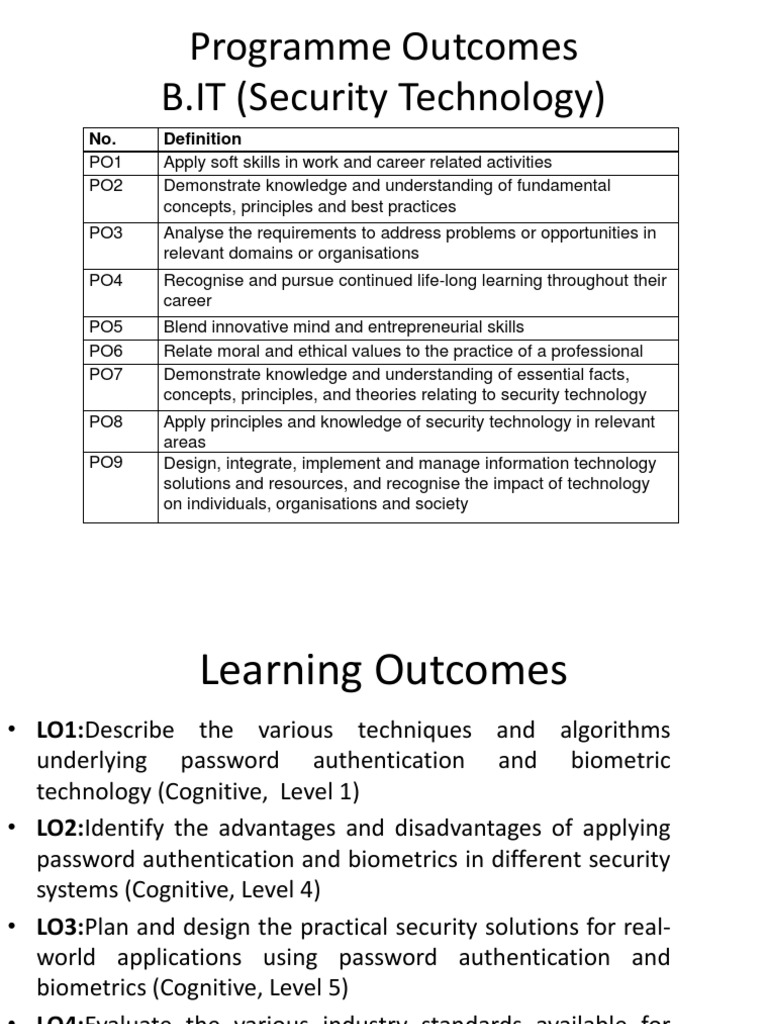 Lec 1 | PDF | Biometrics | Access Control