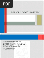 PDC Bit Dull Grading PDF | PDF | Drilling Rig | Geotechnical Engineering