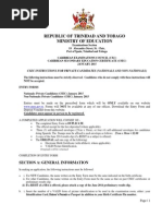 CXC Application Form Private CSEC JAN | PDF | Identity Document ...