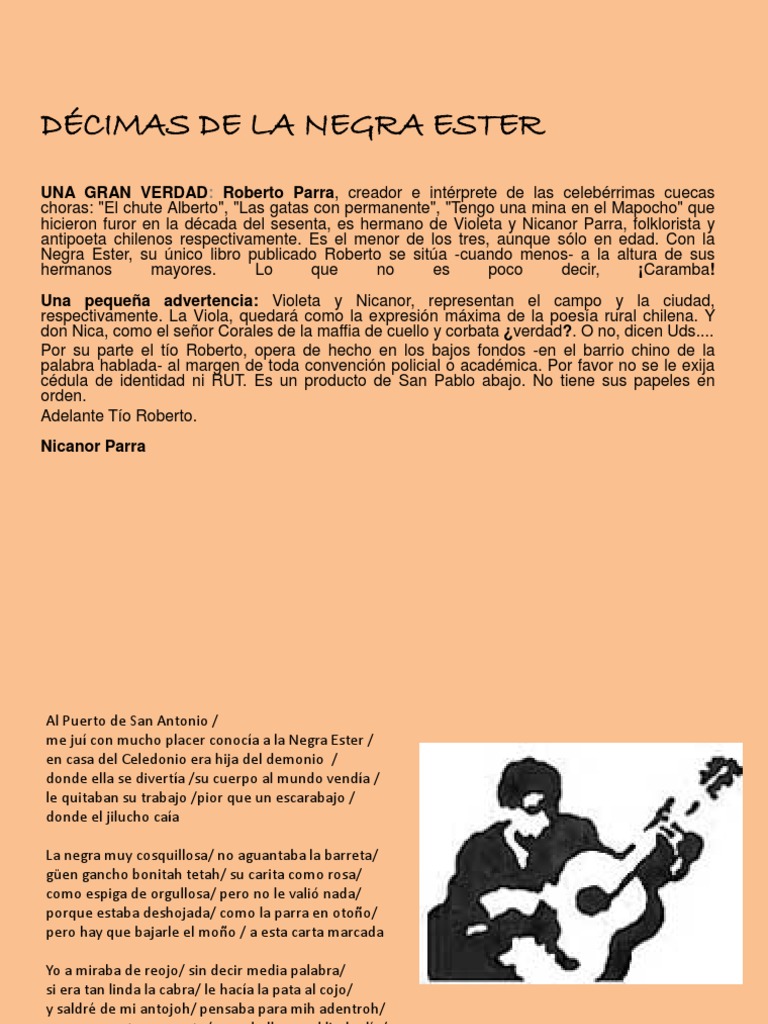 Decimas Negra Ester | PDF