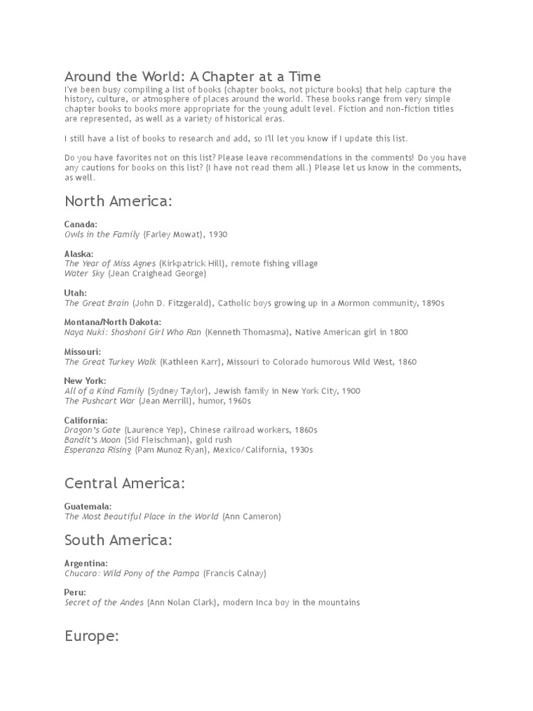 Around The World Books | PDF | Unrest | Violence