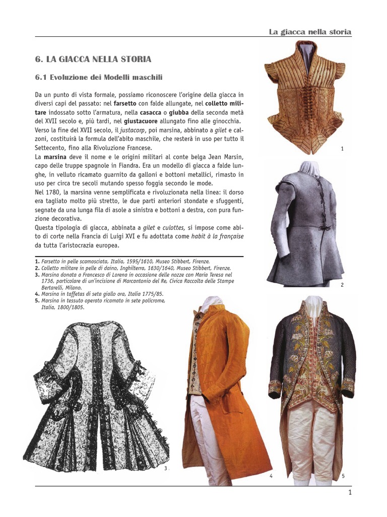 6 La Giacca Nella Storia | PDF