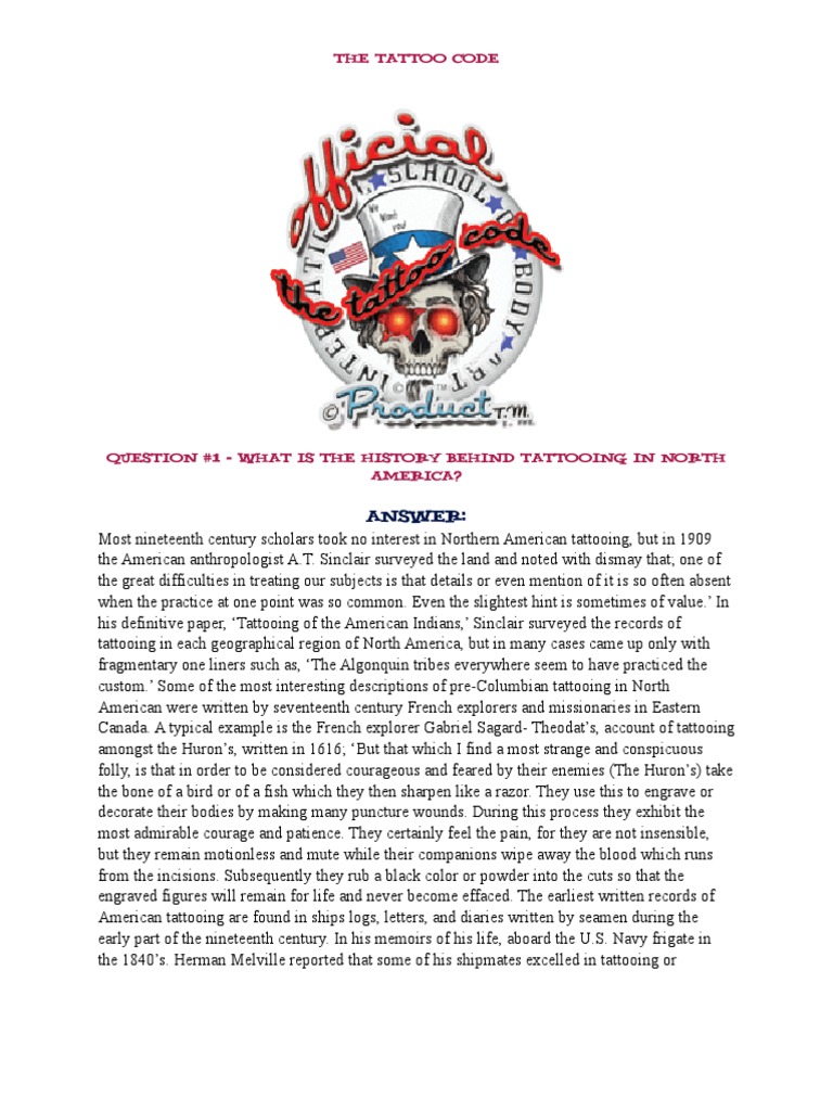 Exploring the History and Mechanics of Tattooing: From Traditional ...