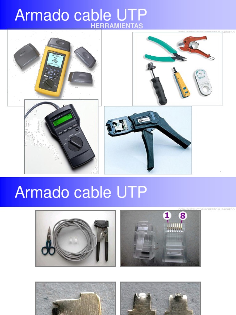 Guía de Armado de Cable UTP | PDF