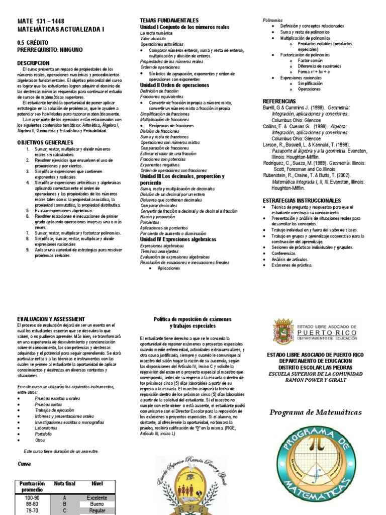 Opusculo Matematica Actualizada 1 2014 | PDF | Fracción (Matemáticas ...