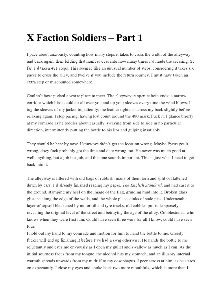 X Faction Soldiers: A Rebel's Tale | PDF | History | Young Adult