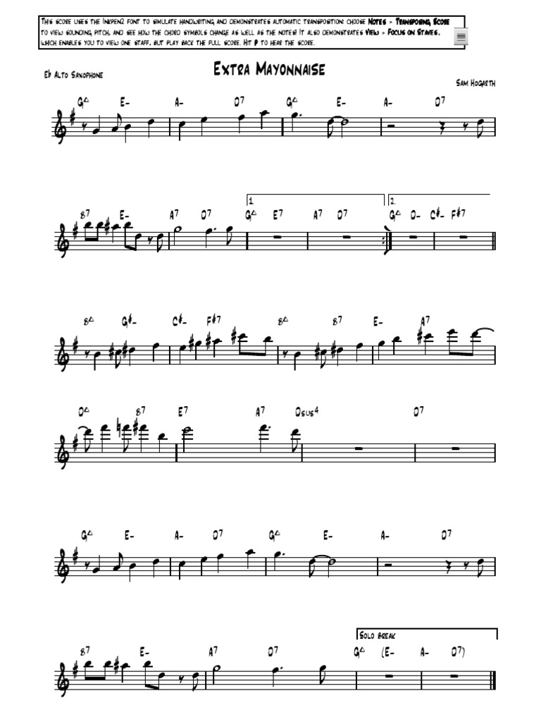 Lead Sheet
