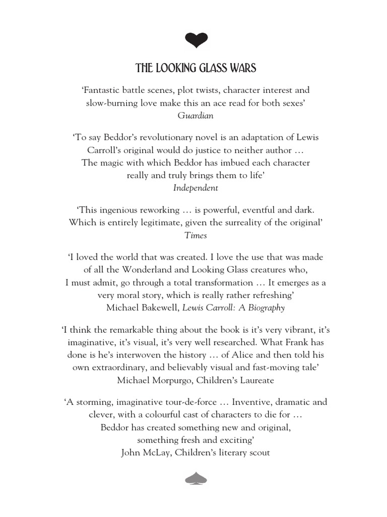 The Looking Glass Wars | PDF