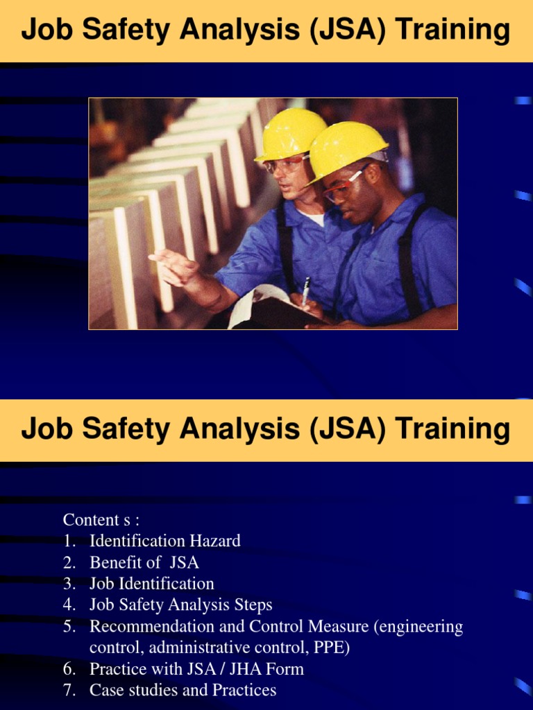 JHA Training 2011 Web Version | PDF | Personal Protective Equipment ...