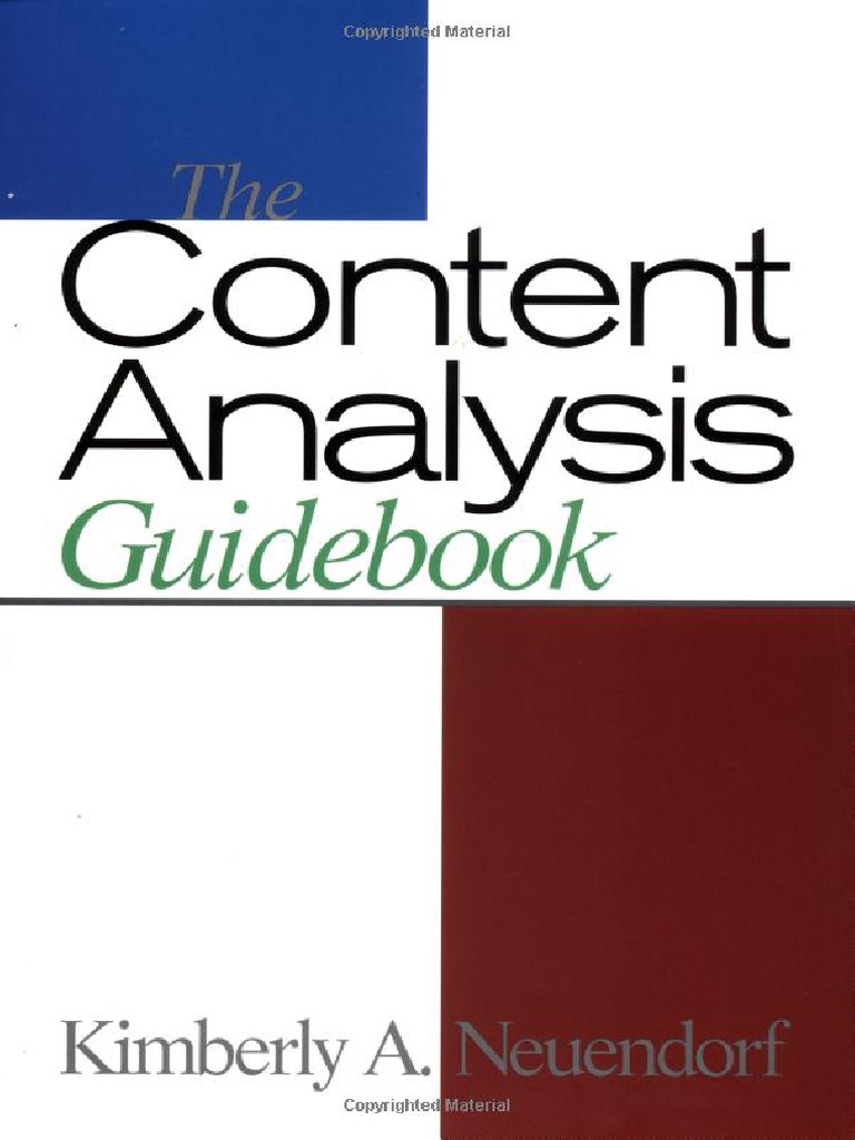 The Content Analysis Guidebook | PDF