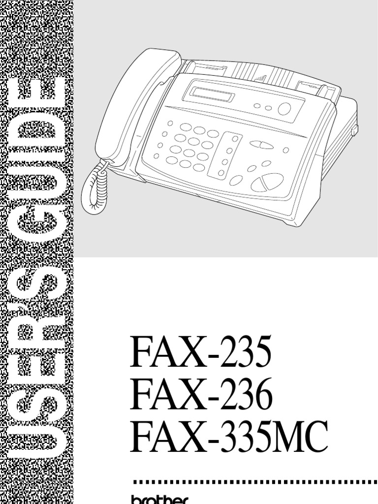 Brother Fax 236 User Manual | Telephone Call | Telephone