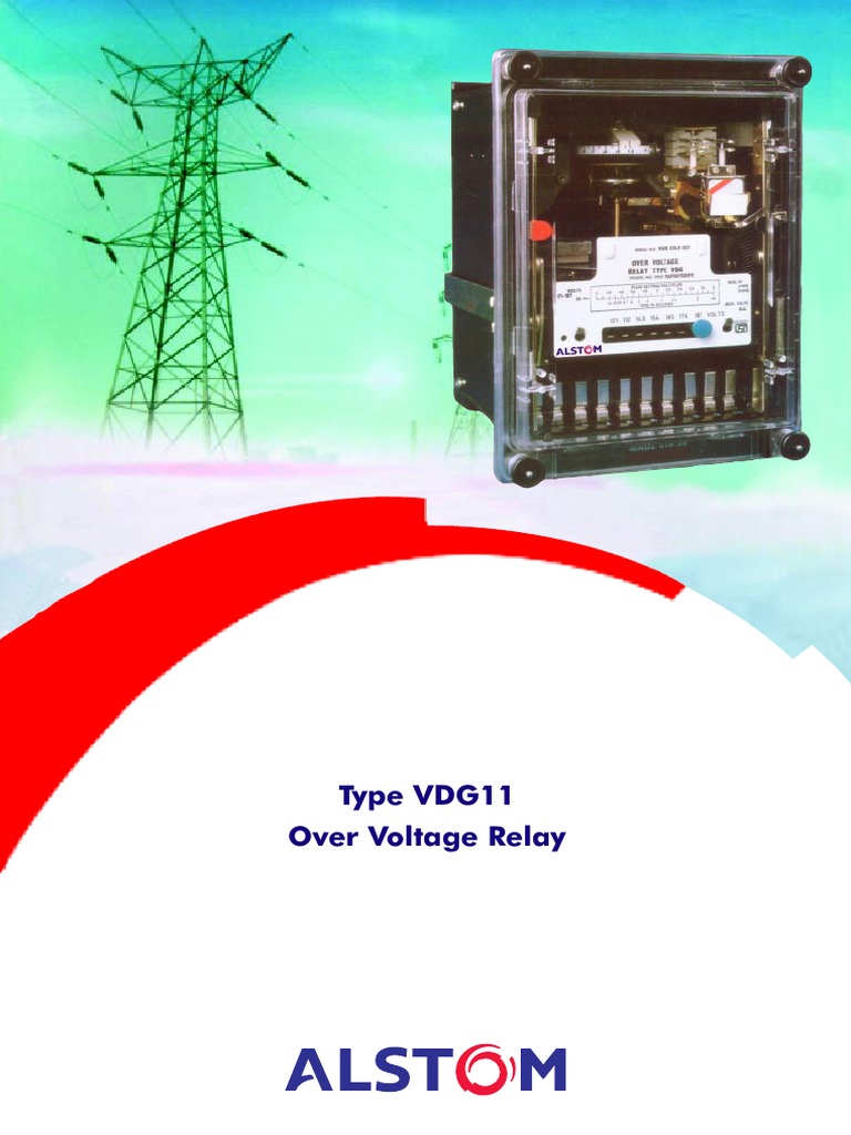 ALSTOM Over Voltage Relay VDG11 | PDF