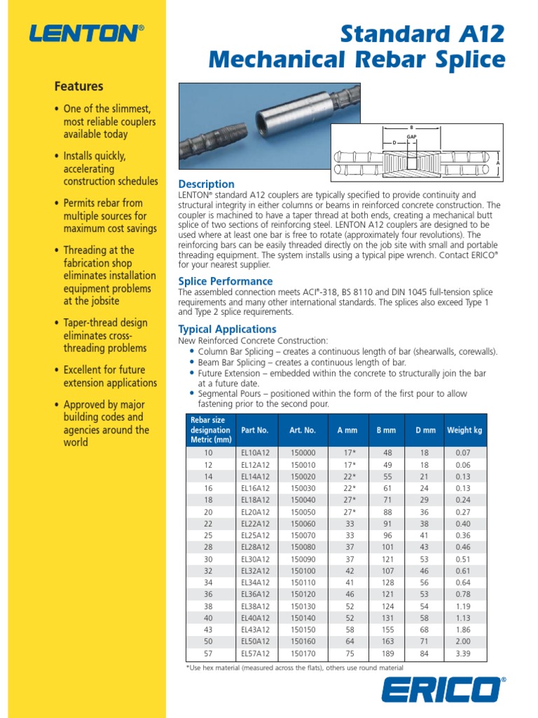 LT1061 Catalogue of Rebar | PDF | Building | Manmade Materials