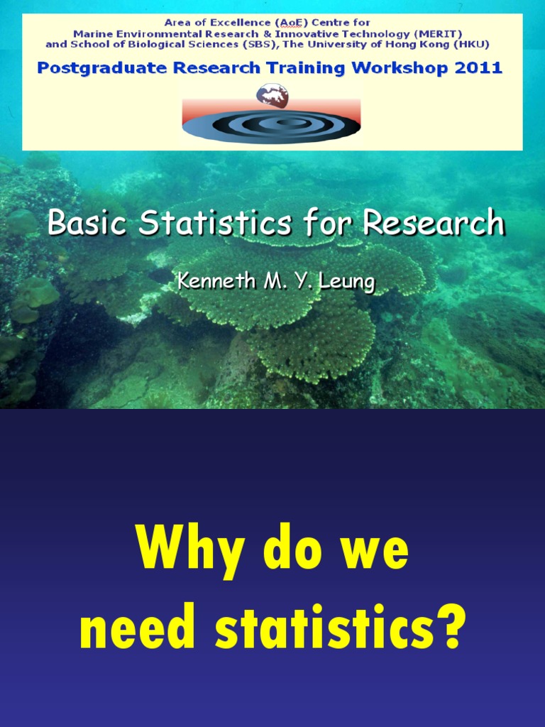 AoE RPG Workshop - Basic Statistics For Research | PDF