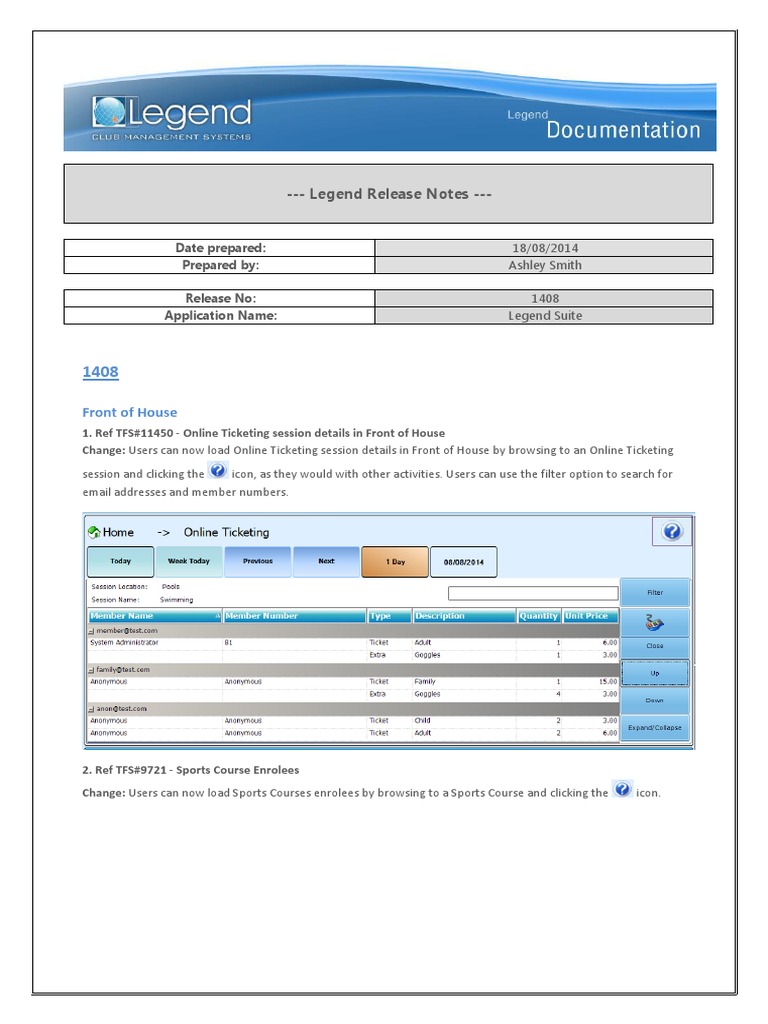 Legend Release Notes 1408 | PDF | Value Added Tax | Invoice
