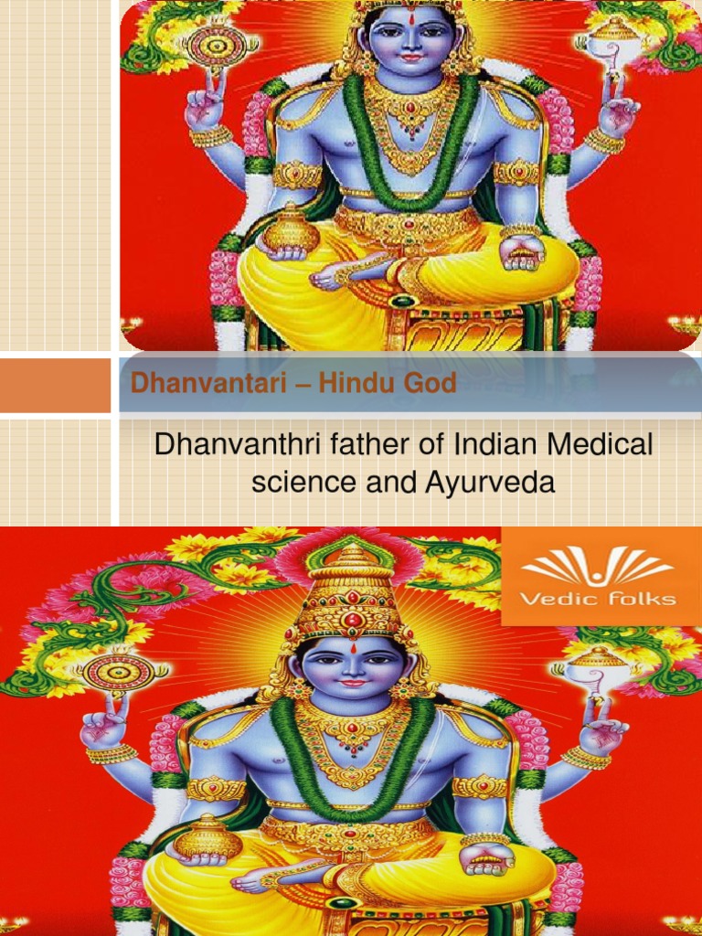 Dhanvantari - Hindu God | Download Free PDF | Hindu Mythology | Well Being