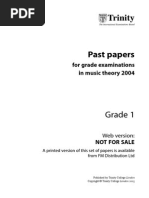 Paper - Grade 1 - 2011 | PDF