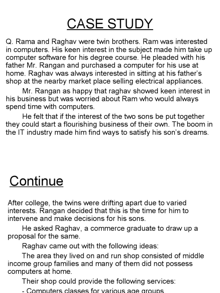 Case Study Raghav Pdf Banks Interest