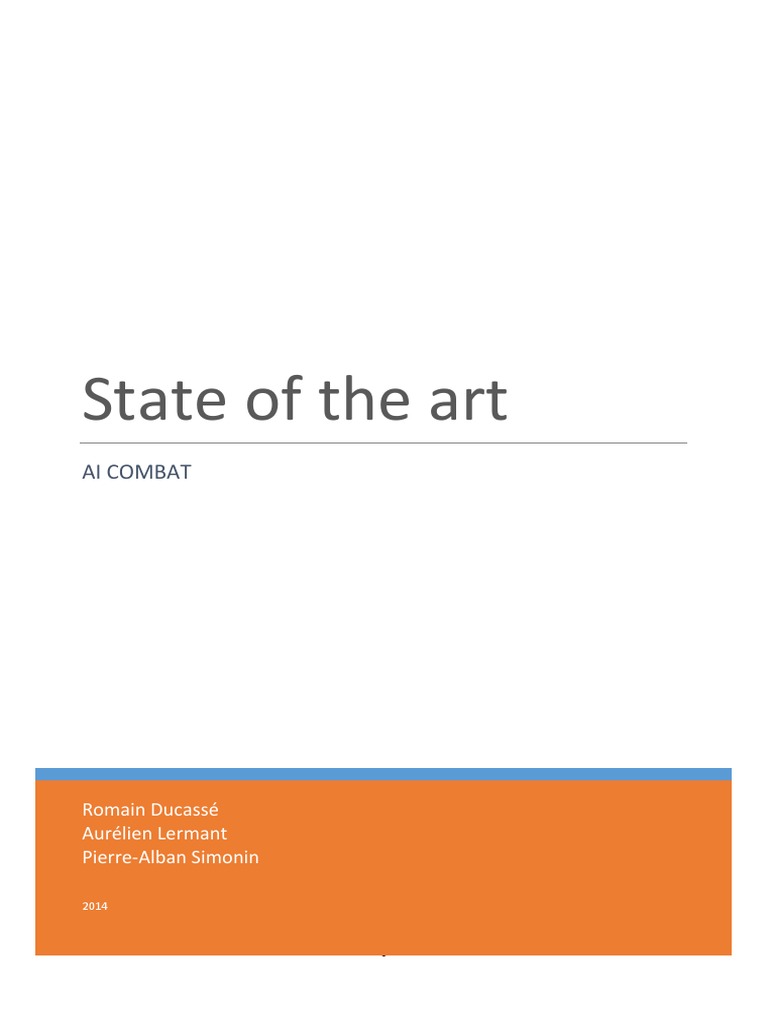 AI Combat-Inspiration and State of The Art | PDF | Artificial ...